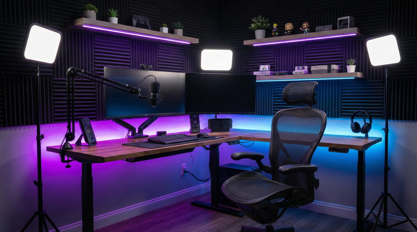 The Ultimate Pro-Streamer Bedroom Plan: Build a Studio-Quality Setup on ...
